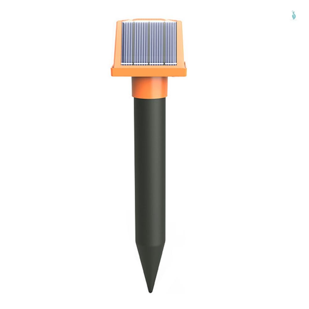 Mole Repeller Solar Powered Sonic Mole Deterrent Spikes Mice Snake ...