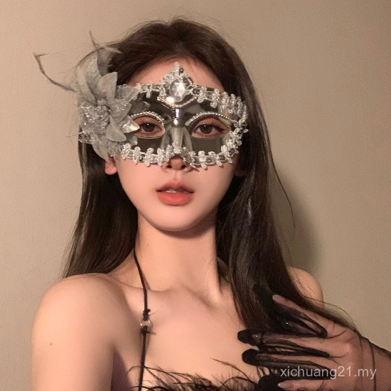 Topeng solek, pesta tarian, lily dan bunga, topeng solek seksi, topeng mata separuh muka jenis ...