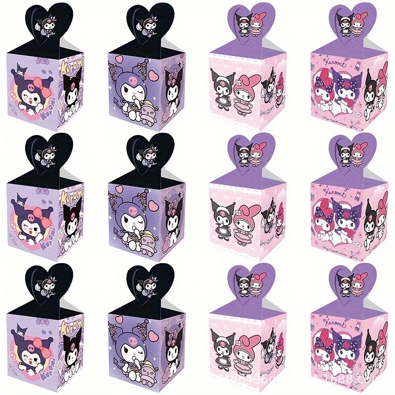 Kuromi themed party gift box with cartoon pattern paper gift box ...
