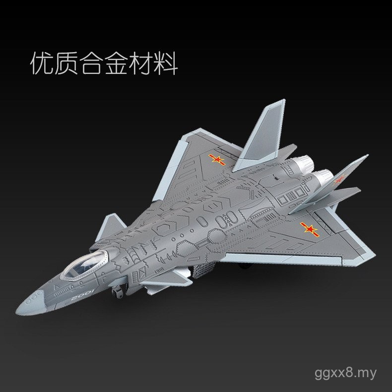 Kaidiwei 1:72 model kapal terbang F-20 pejuang tidak kelihatan J20 aloi simulasi barang jadi ...