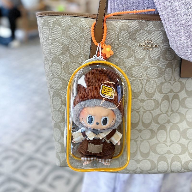 Labubu Vinyl Protective Case HD Labubu Macaron Spring Wild Walking Baby ...