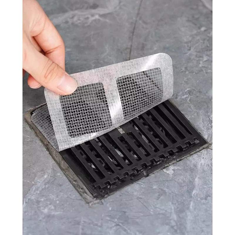 Anti Blocking Filter Screen Floor Drain Sticker Disposable Floor Drain ...