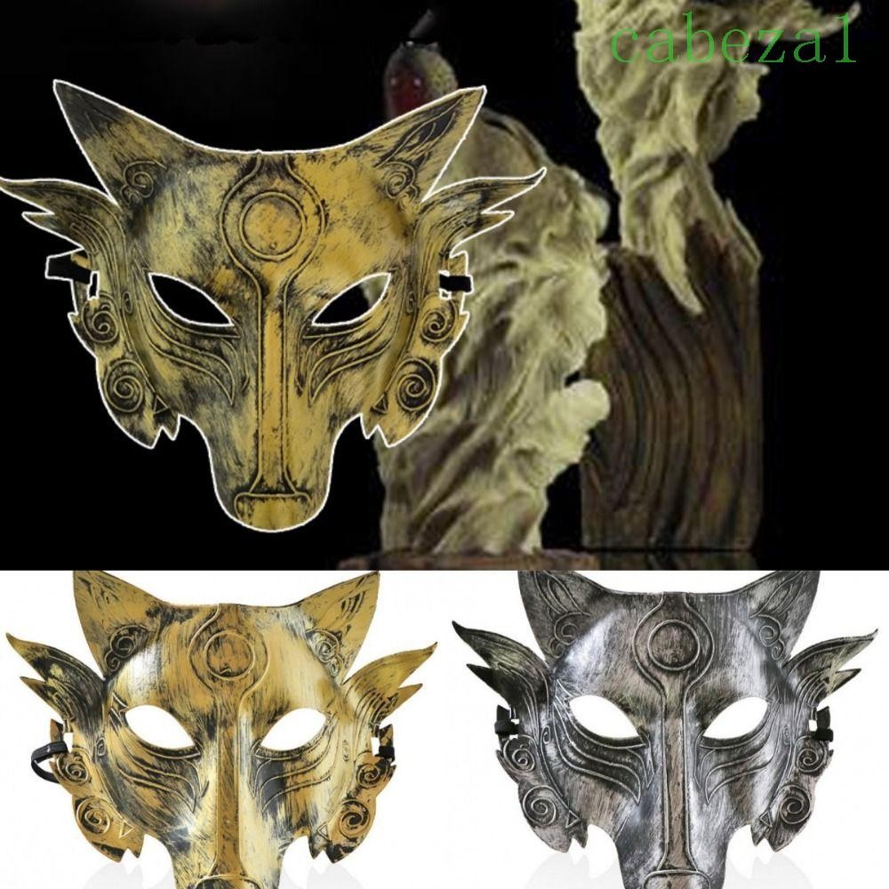 CABEZA Wolf Mask, Animal Halloween Halloween Mask, Gift Plastic Full ...