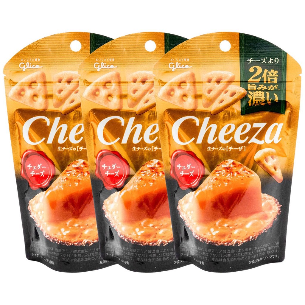 Temporary Import Glico Cheddar Cheese Flavor Cheese Triangle Biscuits ...