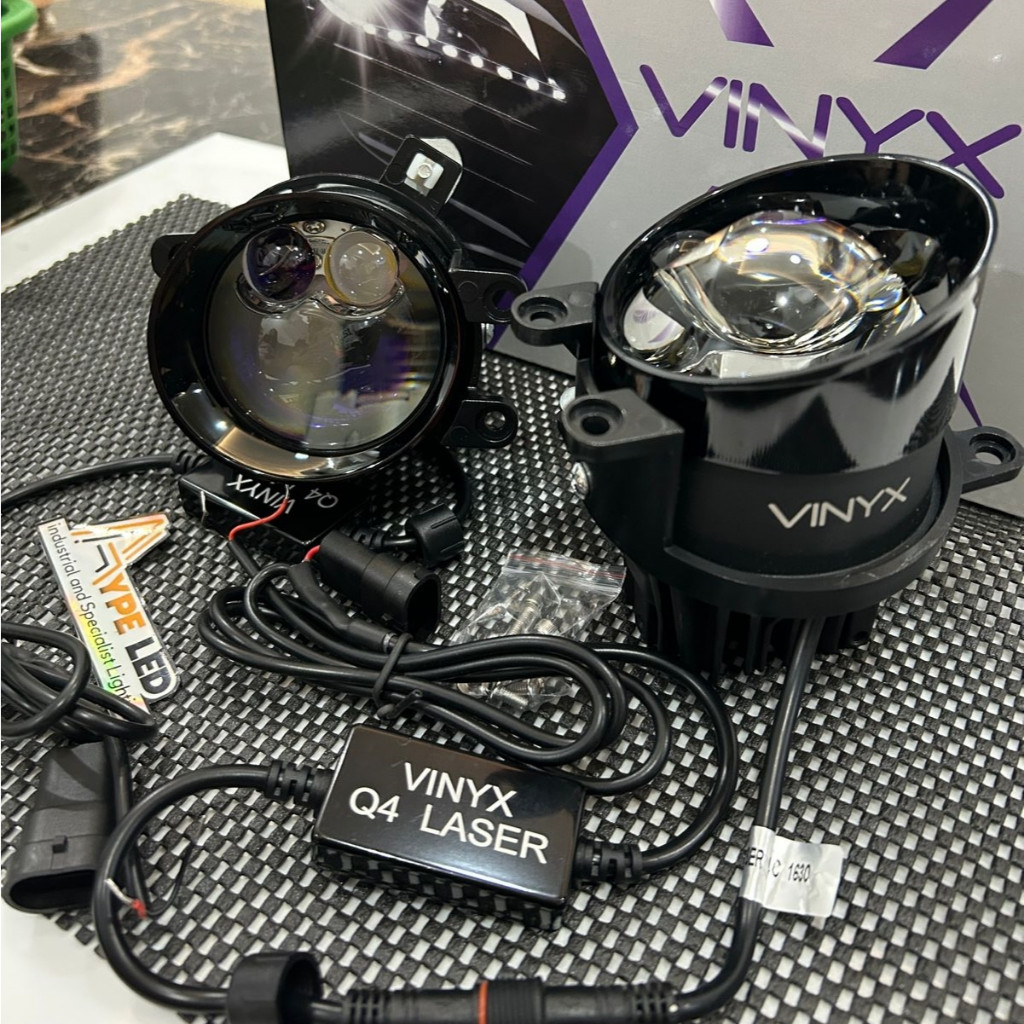 Vinyx FOGLAMP BILED DOUBLE LASER Q4 LASER 3colors 3inch Fog Lamp 55watt ...