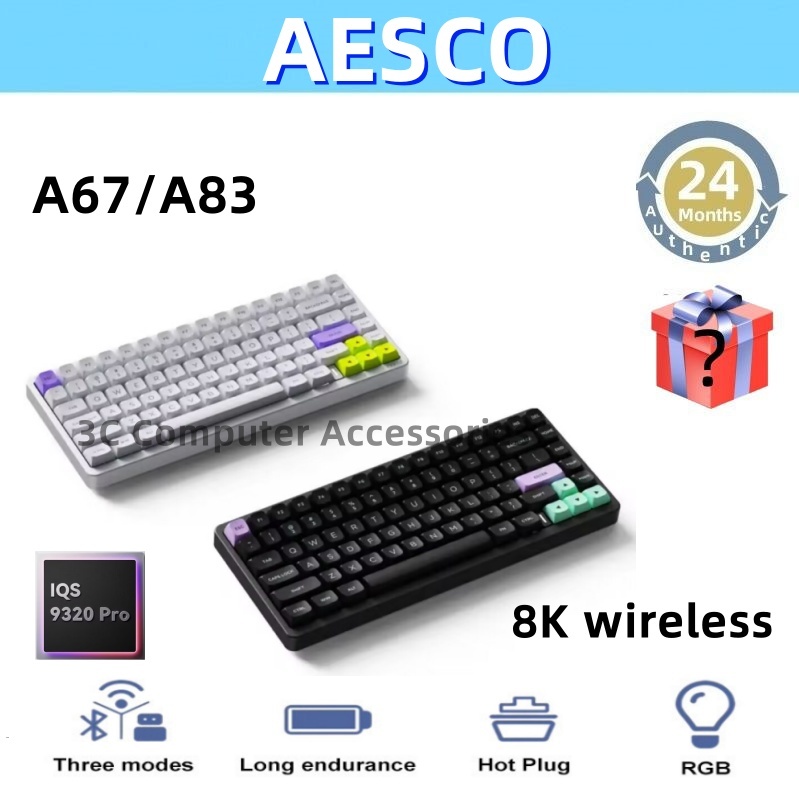 AESCO (RAPOO) A67/A83 inductive switch keyboard supports wireless RT ...