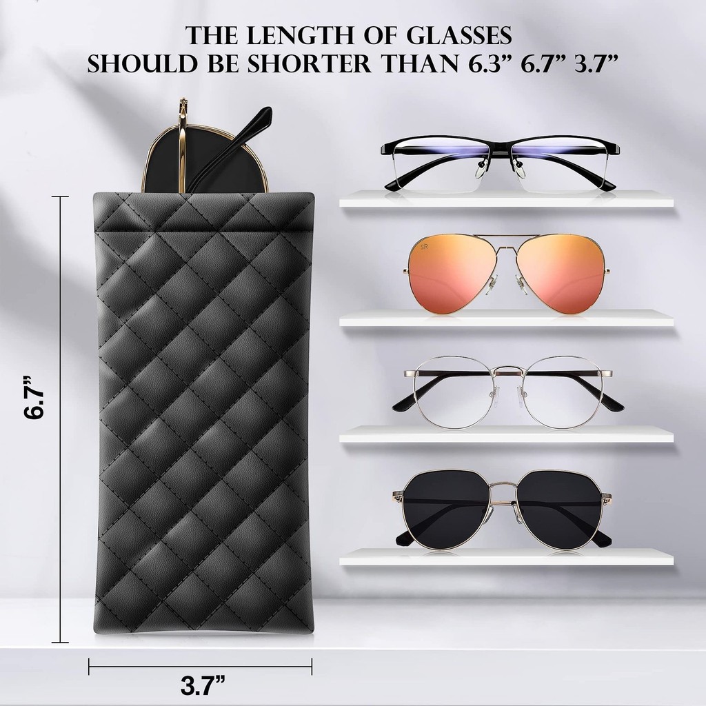 2024 New Creative Single Layer Sun Glasses Buggy Bag PU Leather Fit ...