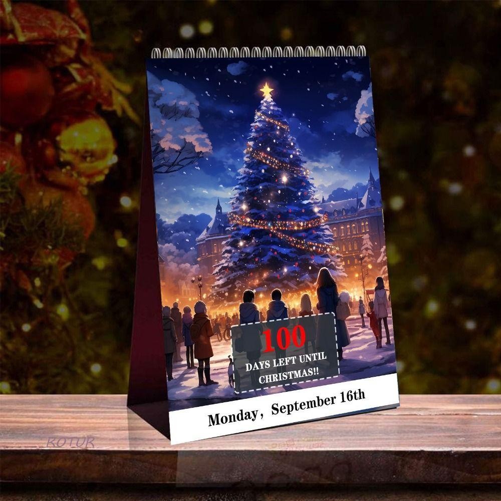 ROTUR Tear Off Countdown Calendar, Creative Santa Claus Advent Calendar ...
