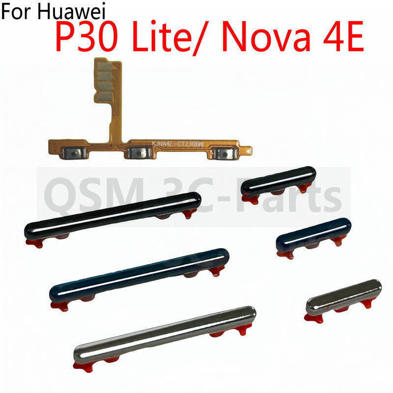 For Huawei P30 Lite / Nova 4E Power Volume Button Side Key Button On ...