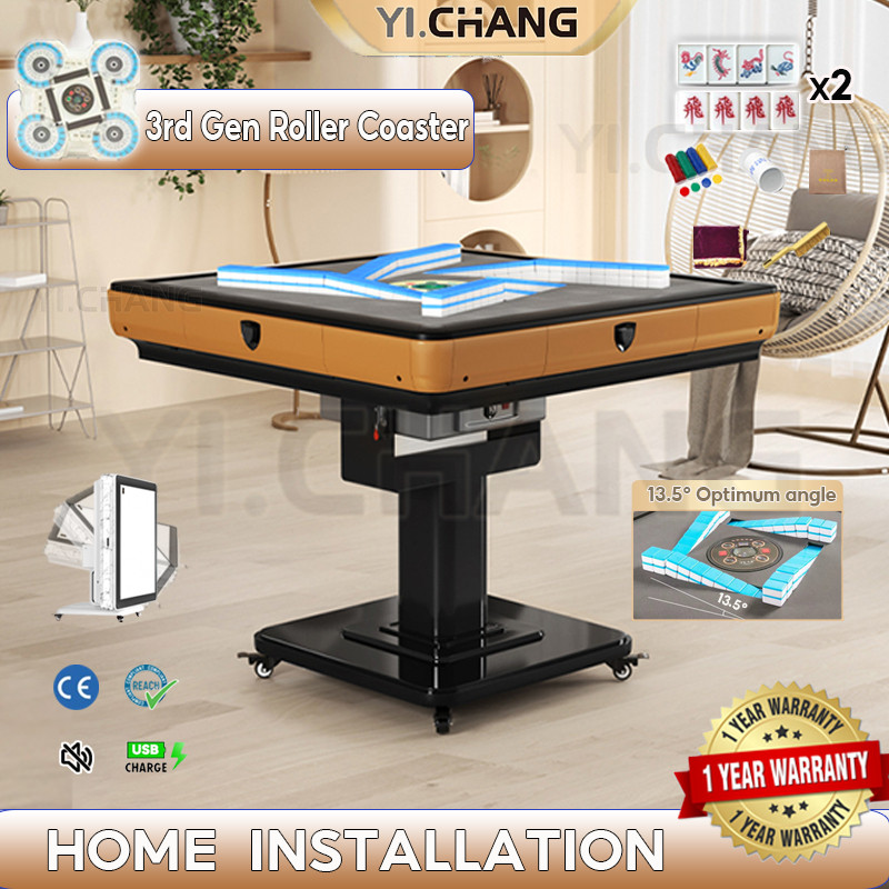 Mahjong YICHANG 3Rd Automatic Table( Gen Roller Coaster ) /Ultra Slim ...
