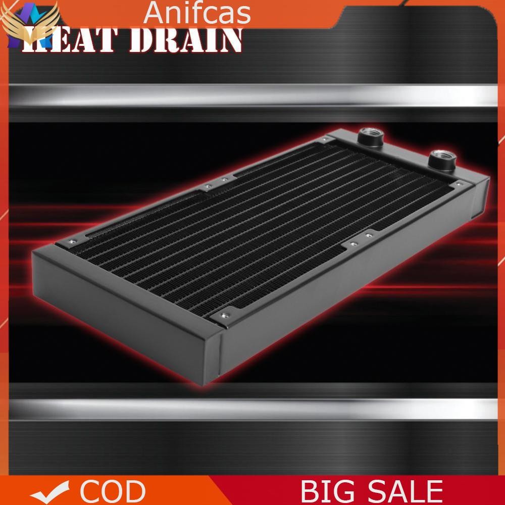 12 Pipe CPU Heat Sink Exchanger Aluminum G1 / 4 Thread for Industrial ...