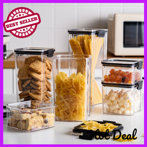 POPULAR [ Local Ready Stocks ] Kitchen Premium Plastic Airtight ...