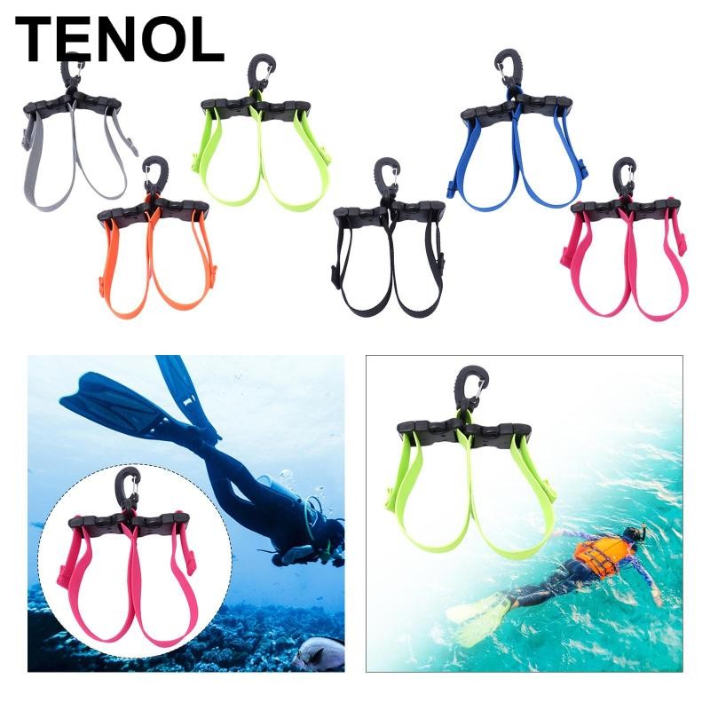 TENOL Diving Fins Strap Quick Release Buckles Double Buckles Diving ...