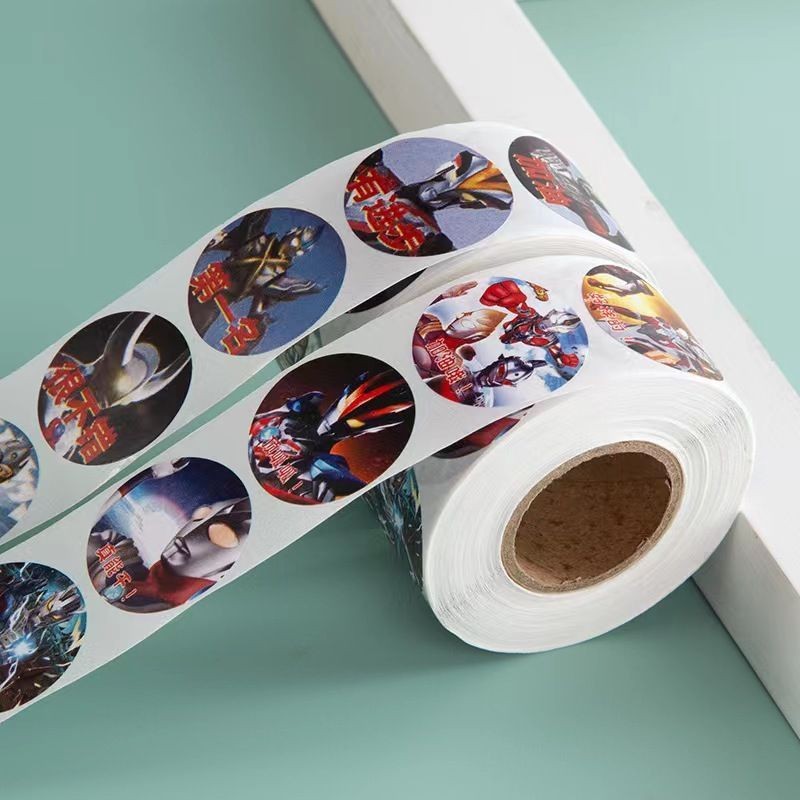 Ultraman Scroll Stickers Praise Encouragement Baby Stickers Super ...