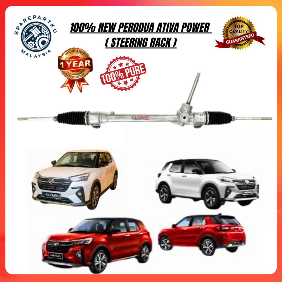 100% NEW PERODUA ATIVA (2021-2025) POWER ( STEERING RACK) 1 TAHUN ...