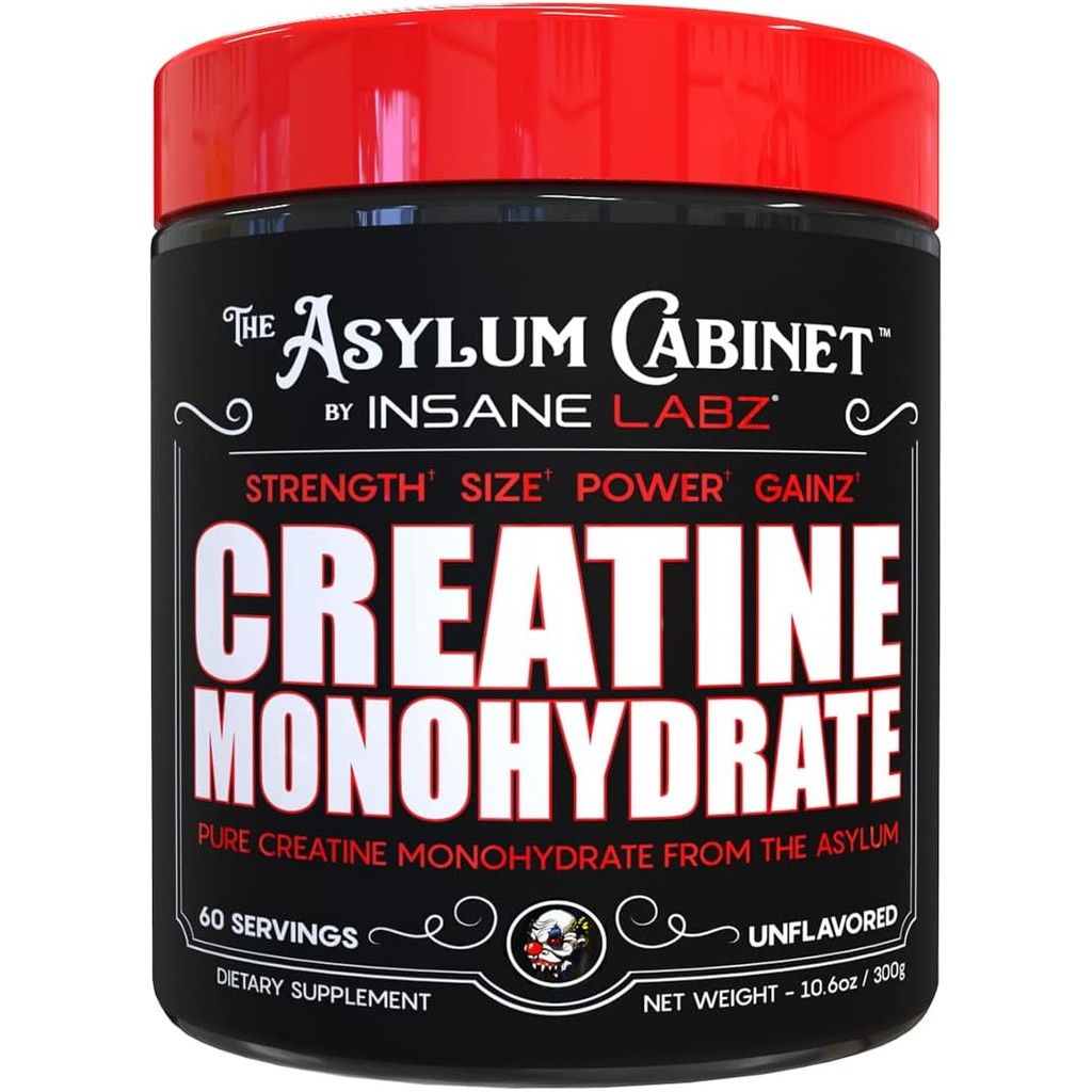 Insane Labz Insane Creatine Monohydrate Powder - Unflavored, Pre ...