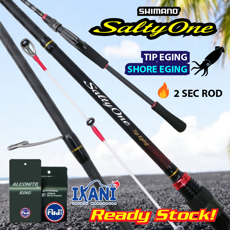 SHIMANO SALTYONE JORAN PANCING CANDAT SOTONG SHORE EGING TIP FISHING ...