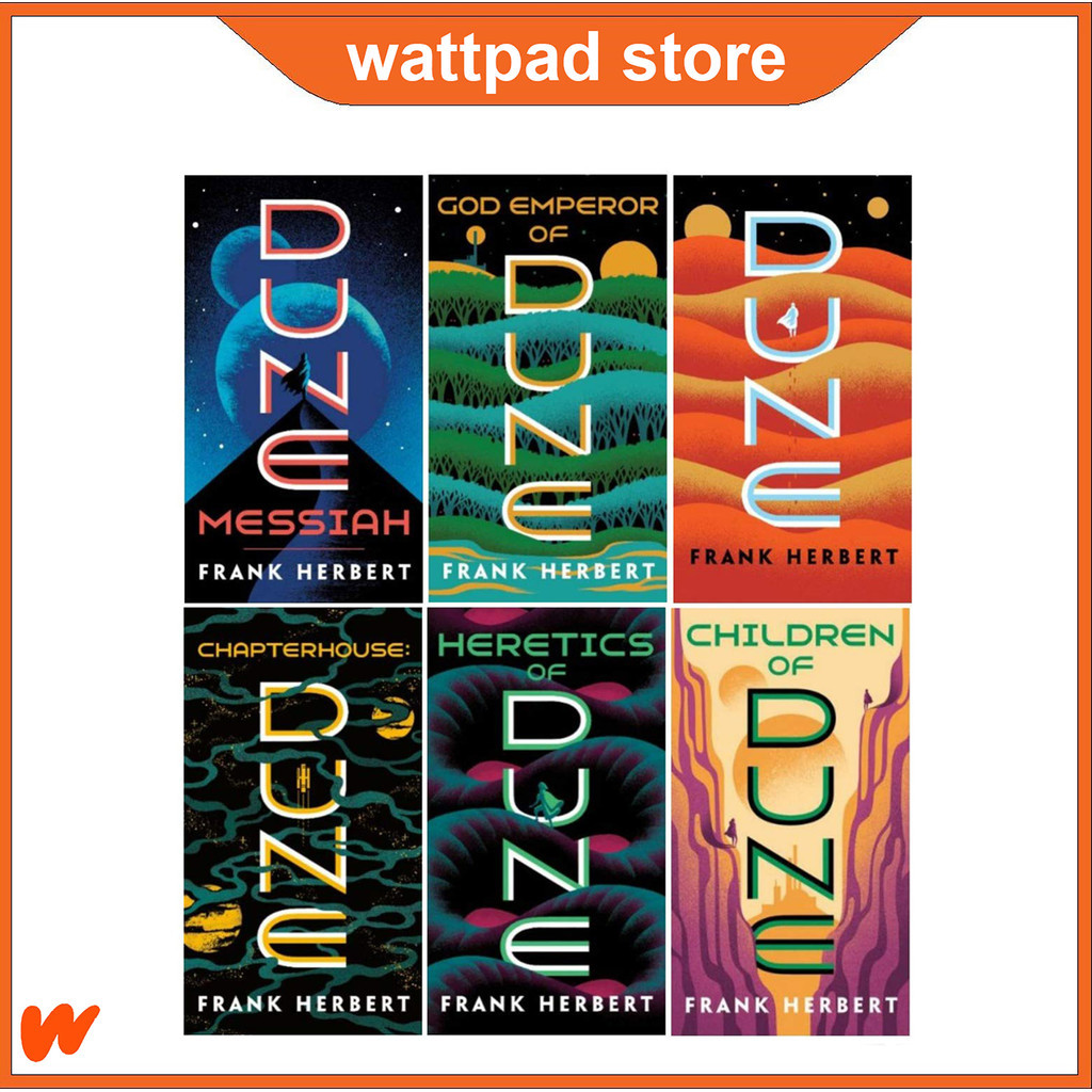 Dune complete series by Frank Herbert | Shopee Malaysia