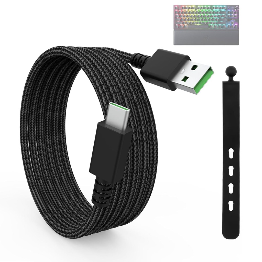 Type C Charging Cable Compatible with Razer BlackWidow V3 Pro ...
