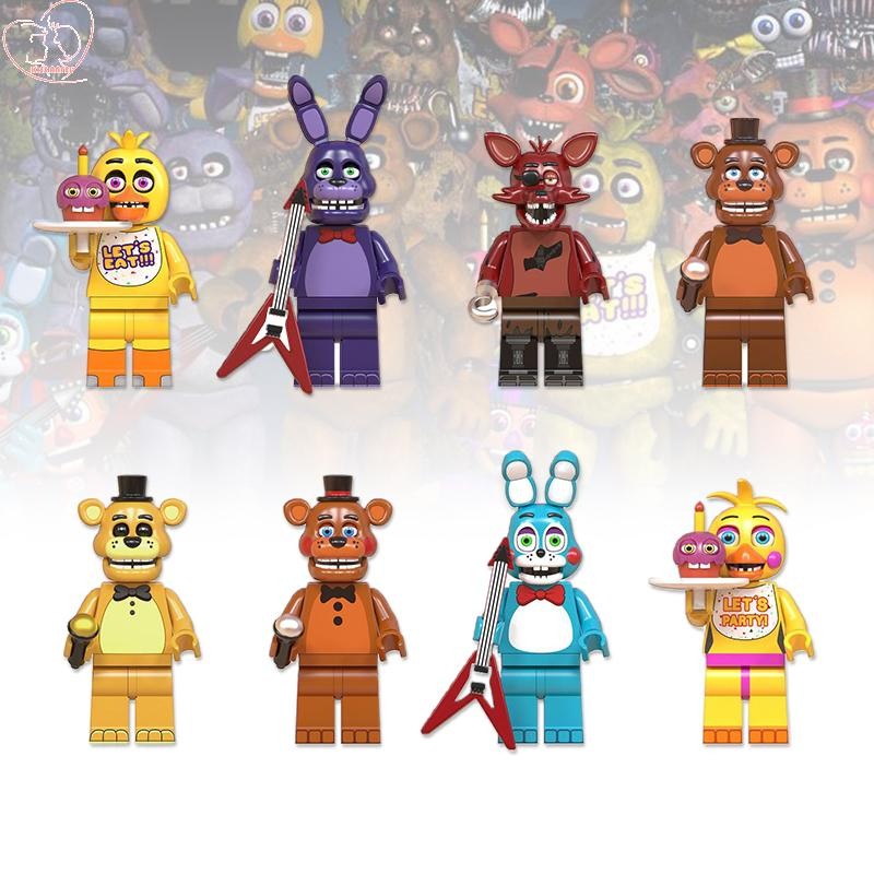 Five Nights at Freddy's Brick Toy Model Set of 8 Game Themed Action ...