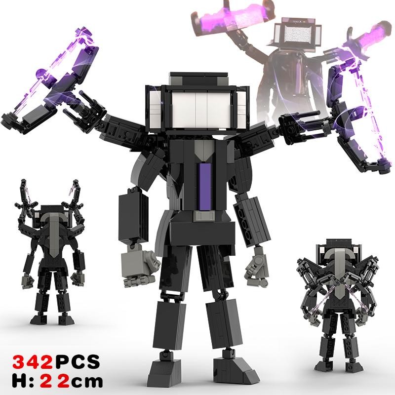New Skibidi Toilete Building Block Titan Clock Man 2.0 TVman Speakerman ...
