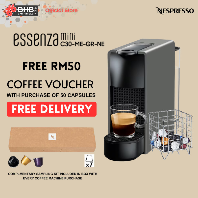 Nespresso Essenza Mini Fully Automatic Capsule Machine C30-ME-GR-NE ...