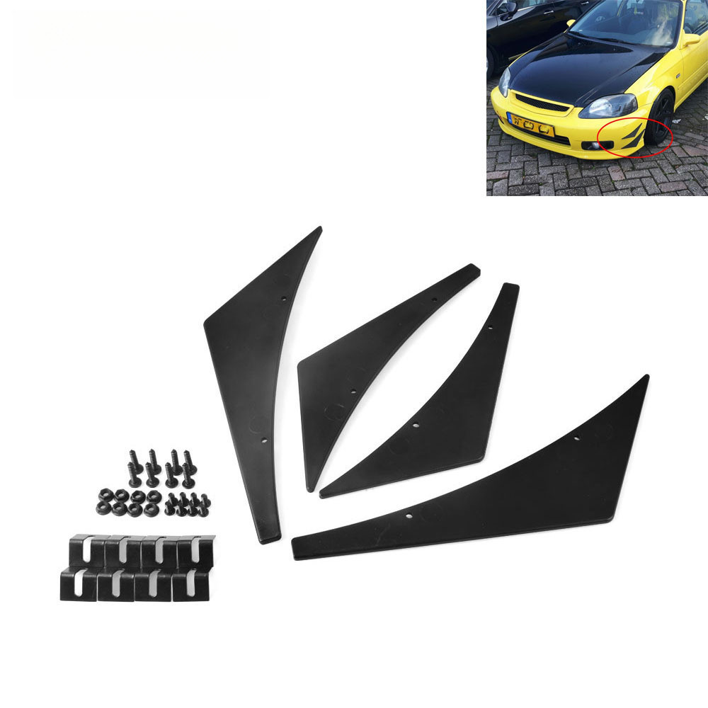 Car Modified Air Knife Front Spoiler Front Rear Small Surrounded ...