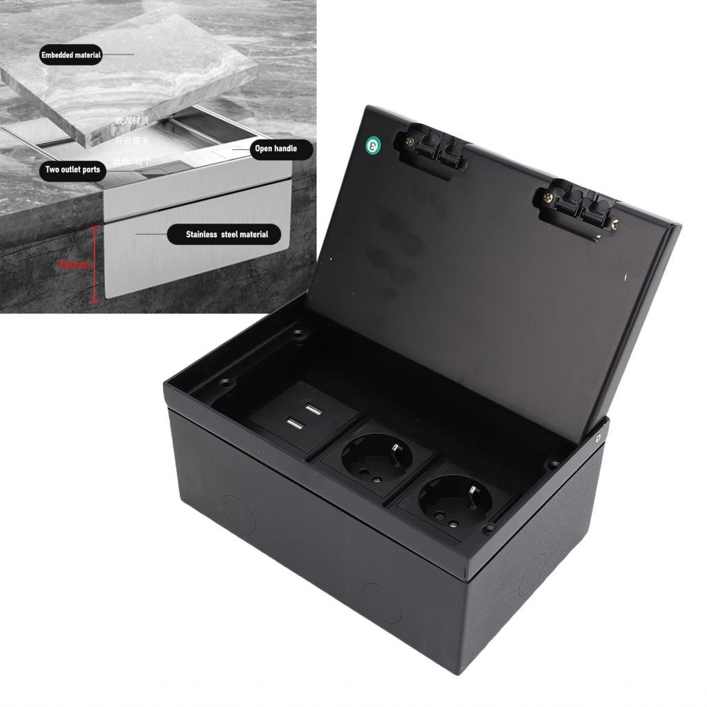 superparis-my Recessed Floor Outlet Box Water Proof Stainless Steel ...