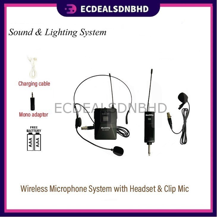 🔥【READY STOCK】🔥 TTD-M09 UHF Wireless Microphone | Alat Dengar Wayarles ...
