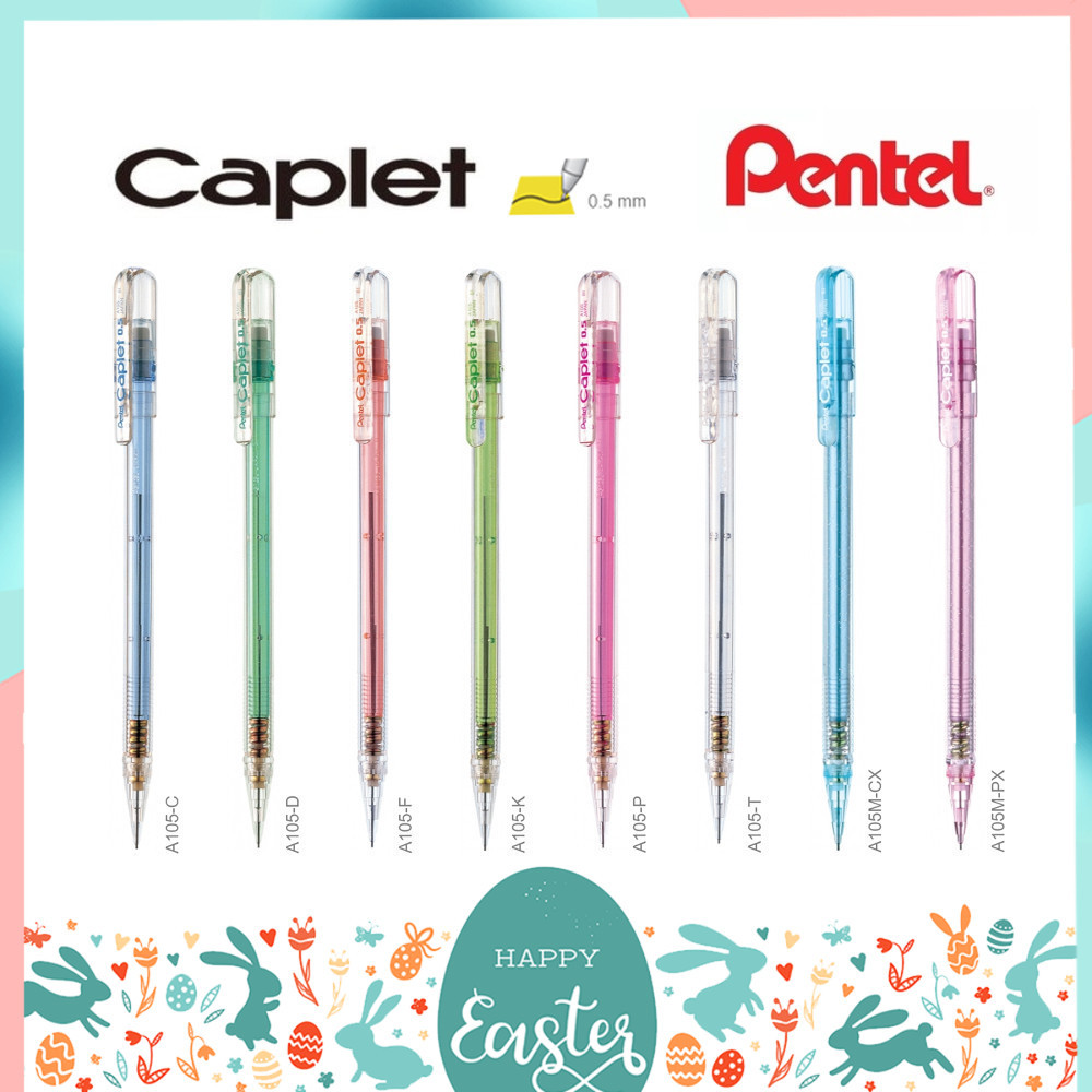 Pentel Caplet 105 Mechanical Pencil Size 0.5 MM | Shopee Malaysia