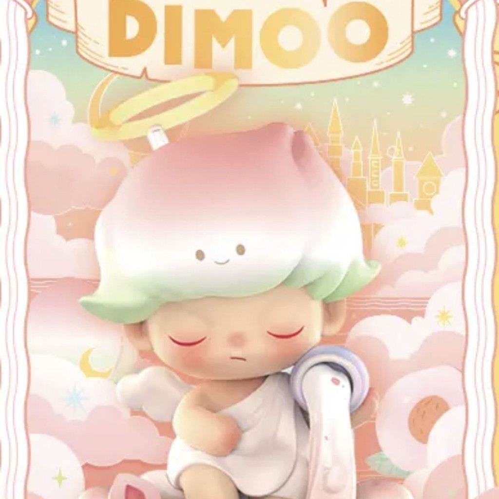 Popmart DIMOO White Peach Pomegranate Limited Edition Elevator Three ...