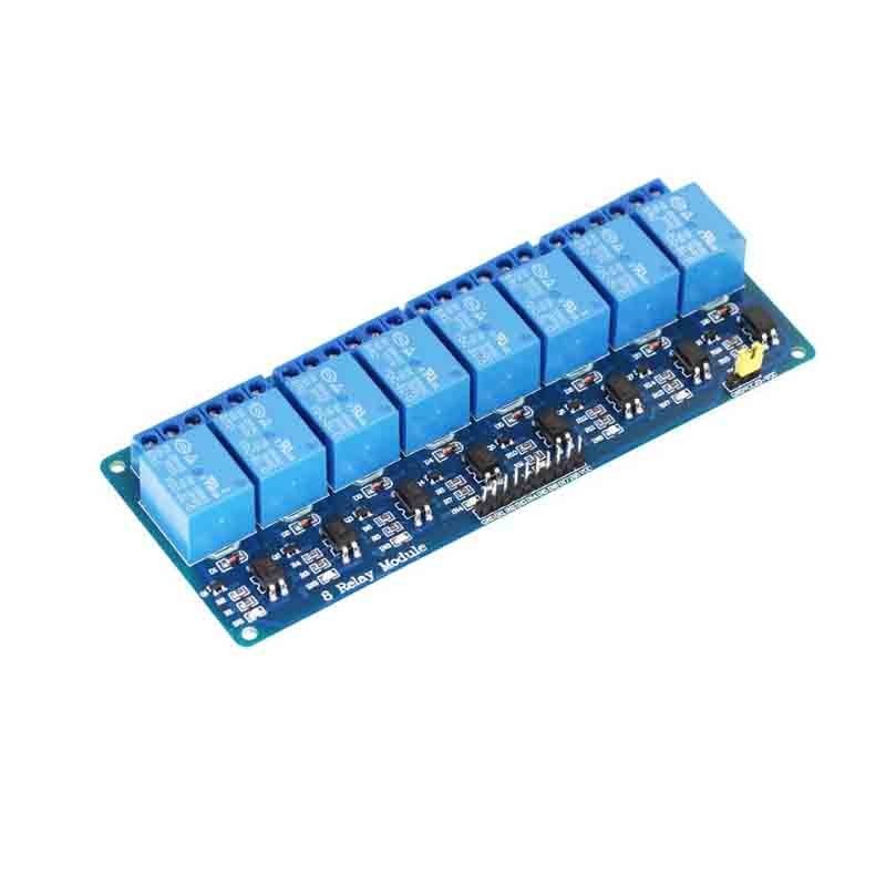 5V 12V 24V with optocoupler 8-way relay module support microcontroller relay control board ...