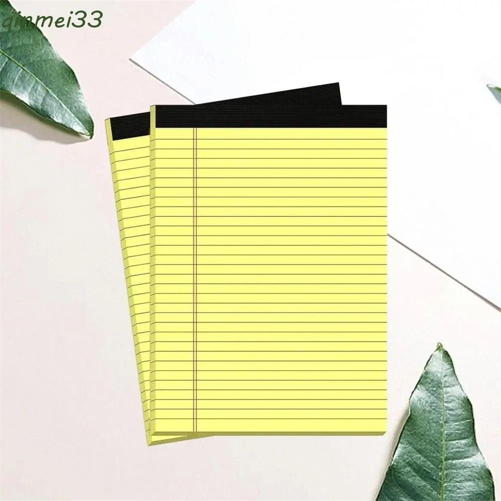 QINMEI Legal Pad, Tearable 50 Pages Writing Sheet Paper, Office ...