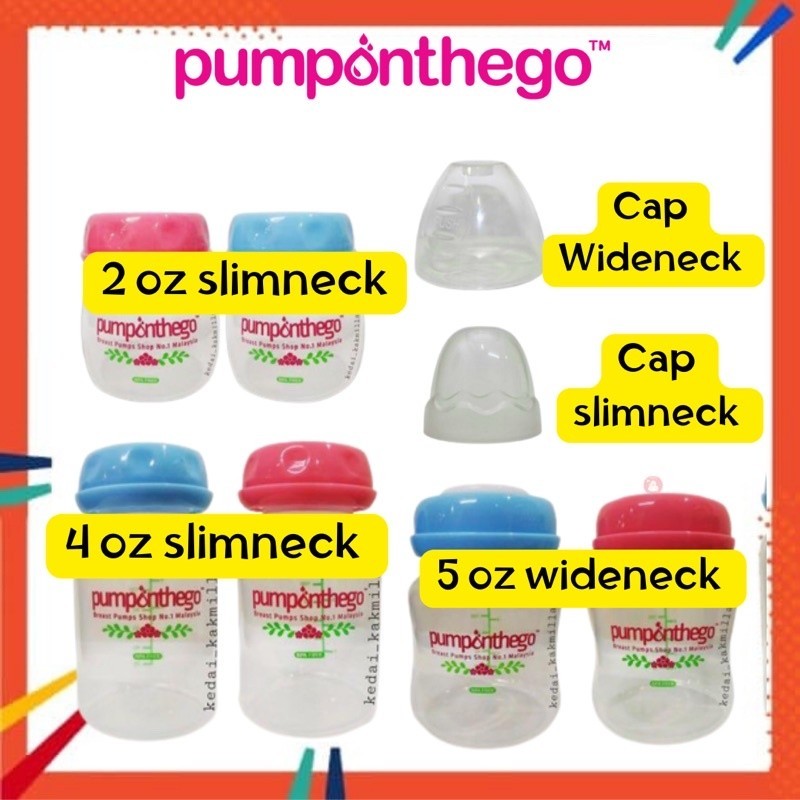 POTG Breastmilk Storage Bottle Standard / Wide Neck Cap PUMPONTHEGO ...