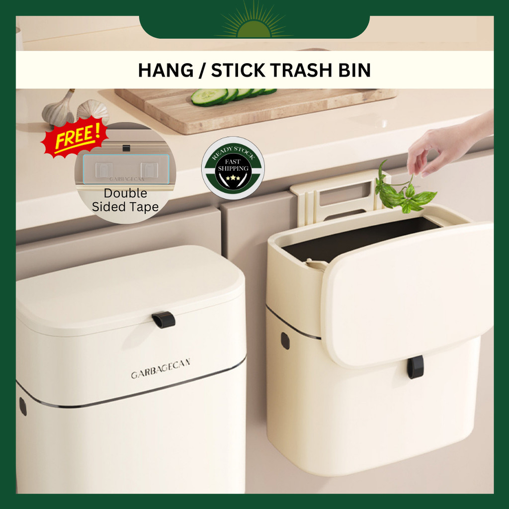 Hang/Stick on Table Office Table Desktop Dustbin Trash Car Hanging ...