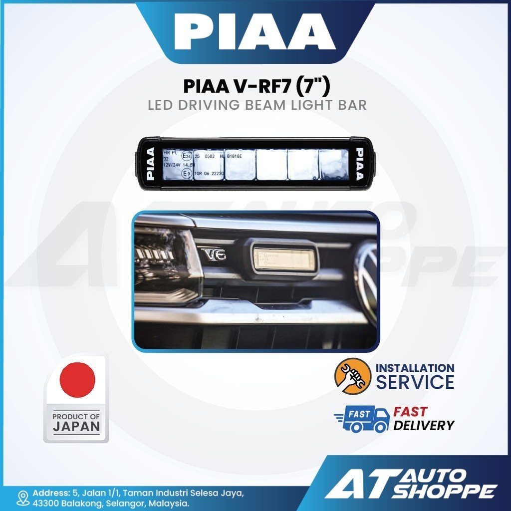 PIAA VRF 7" LED Light Bar Spot Beam (Product of Japan) | Shopee Malaysia