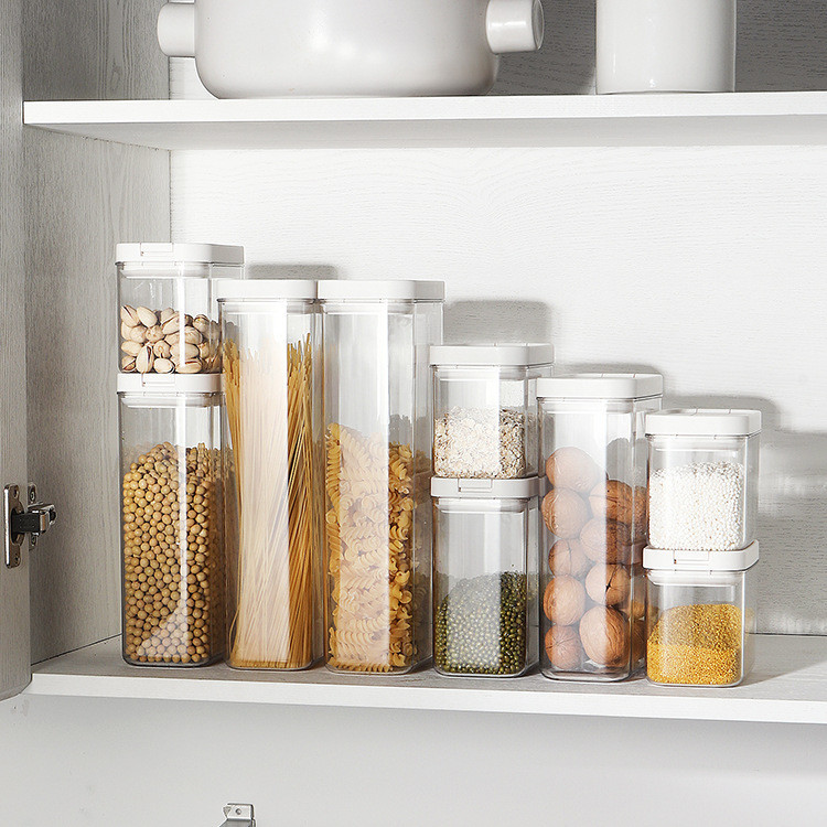 Food Preservation Storage Box Plastic Sealed Storage Tank Kitchen ...