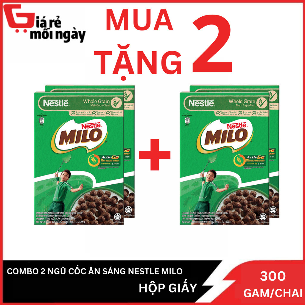 [Buy 2 Get 2 Free] [DATE 8 / 2024] Combo 2 Nestle Milo Breakfast ...