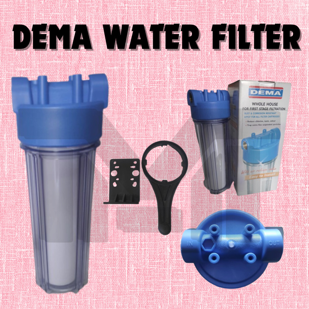 DEMA point of entry water filters, whole house filtration system ...