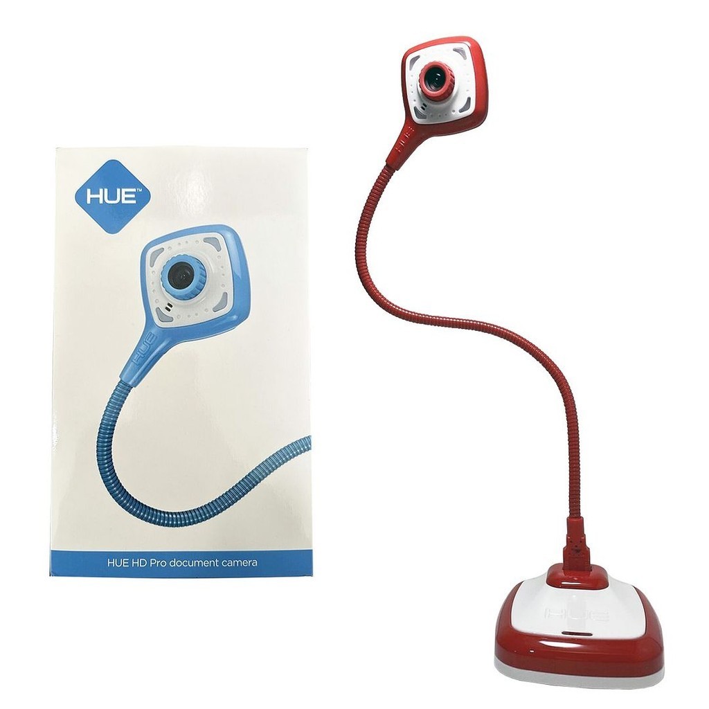 HUE HD Pro Flexible USB Full HD 1080p Video and Document Camera (Red ...