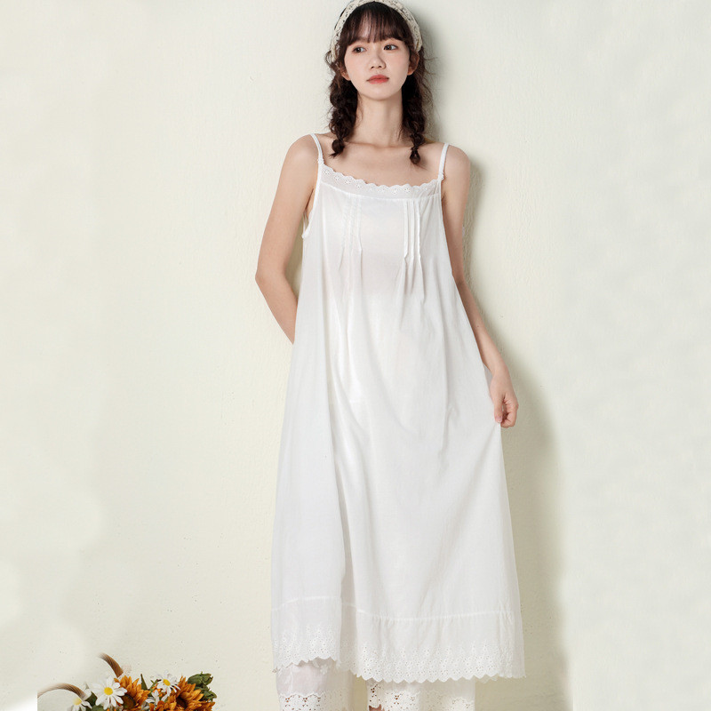 Sweet Japanese Female Thin Cotton Sling Dress Spring Summer Inner ...