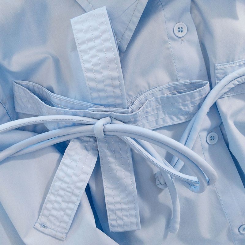 Baju rasa reka bentuk polo2022 kemeja kolar musim bunga dan musim luruh ...