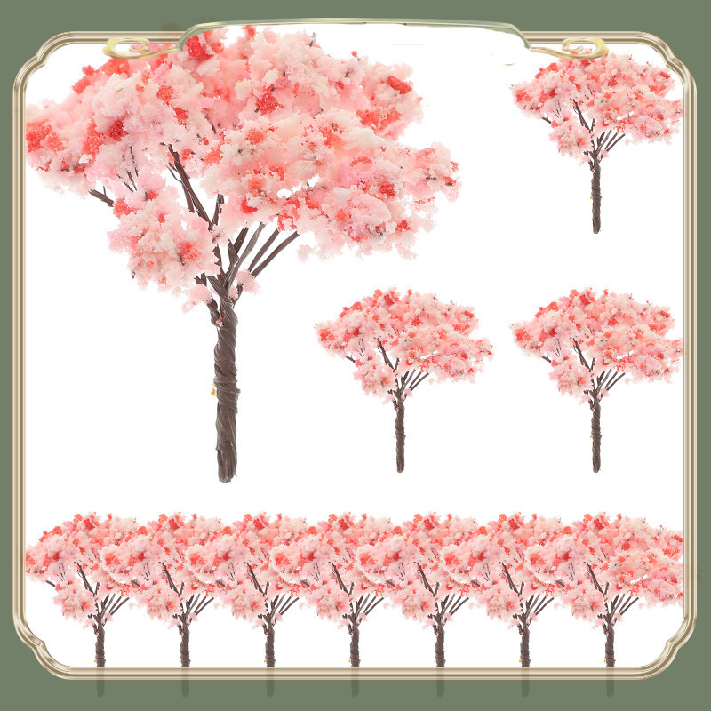 Mini Tree Model Architectural Tiny Diorama Trees Decor Outdoor ...
