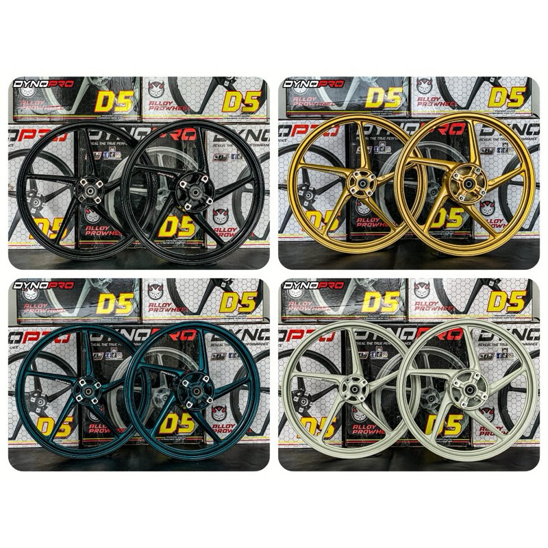 SPORTRIM Sport Rim (DYNOPRO) D5 Batang Alloy 5 Batang Pro Wheel D5 Y125 ...