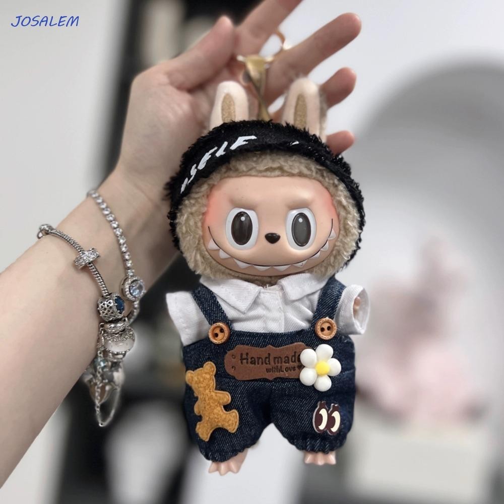 JOSALEM 17cm Labubu Clothes, POPMART Camisole Pants Labubu Pendant ...