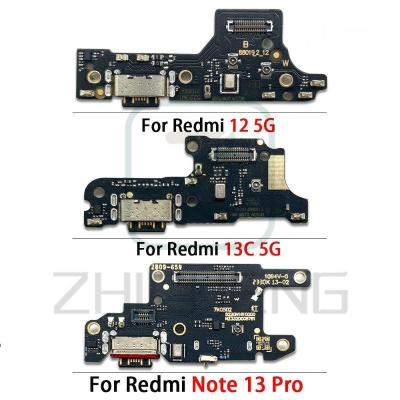 For Xiaomi Redmi 12C 13C 12 4G 5G Note 13 Pro Plus USB Charge Port Jack ...