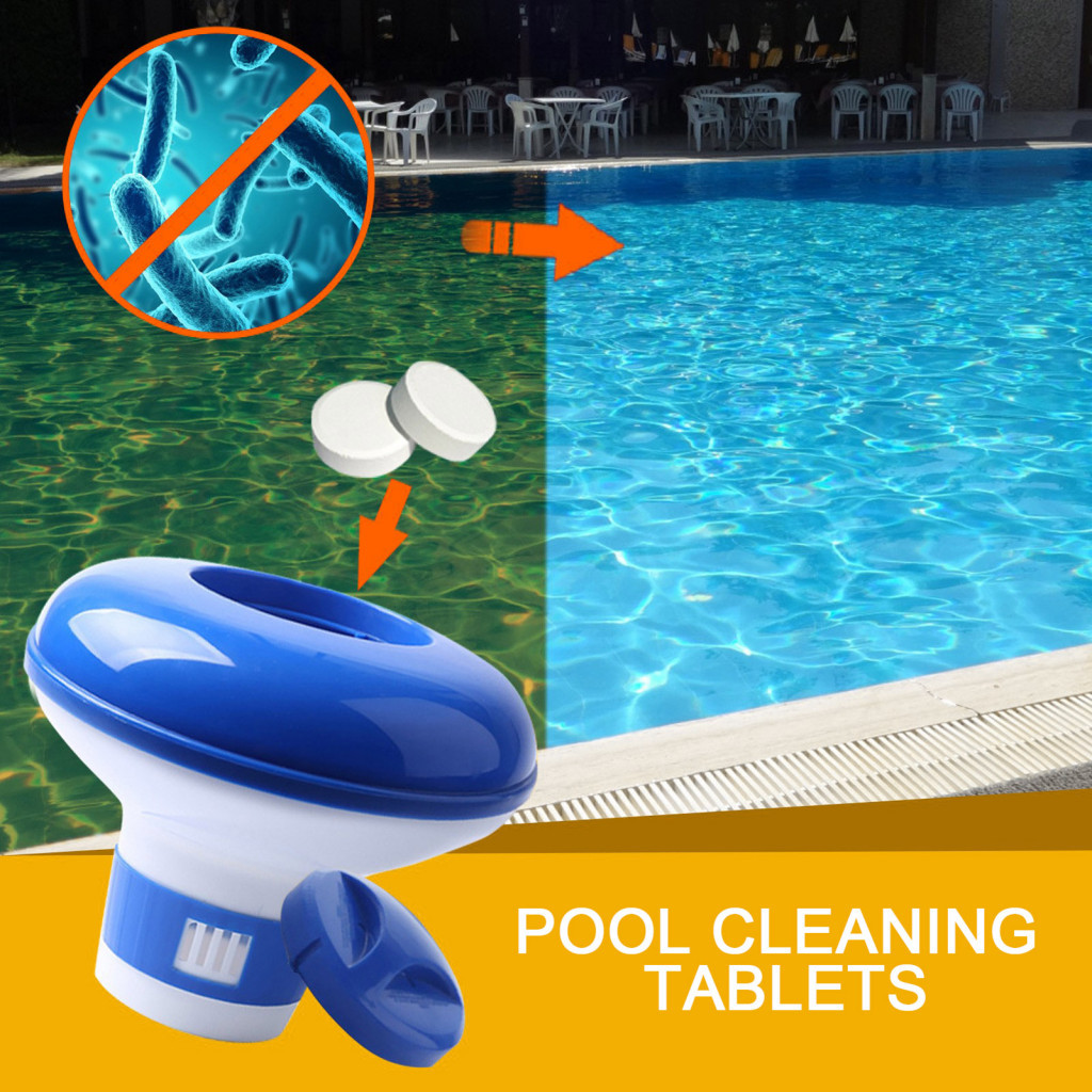 Swimming Pool Doser Swimming Pool Sanitizer 100g Chlorinating Tablets ...