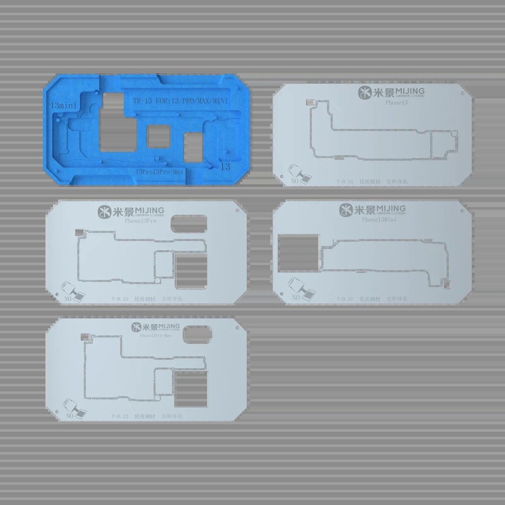 MiJing Z20 Pro Magnetic Stencil Fixture For iPhone X-15 PRO MAX ...