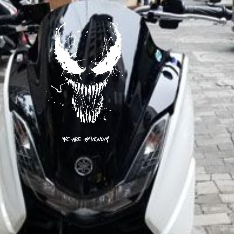 Modified Motorcycle Electric Vehicle Windshield Car Sticker Scooter ...