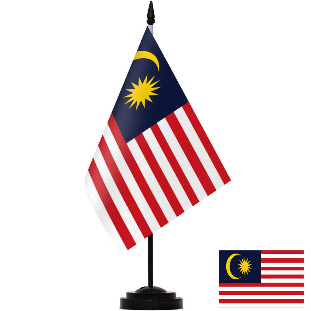 Bendera Malaysia Office Table Flag National Day Independence Day ...